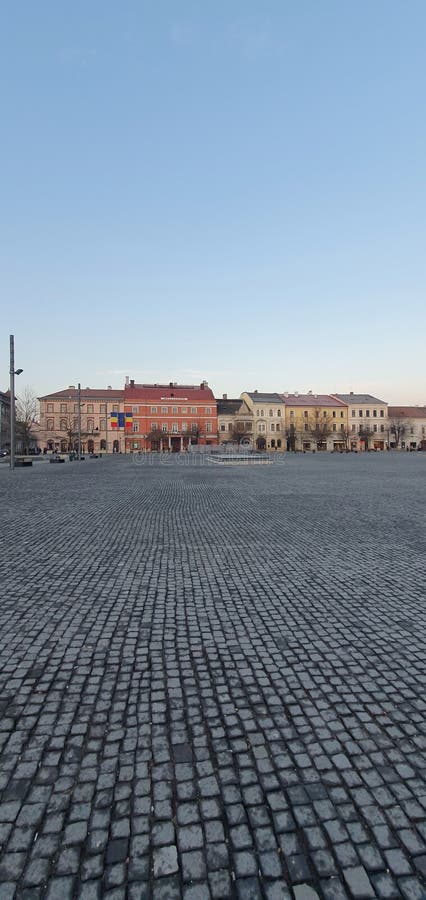 Union Square in Central Cluj-Napoca Stock Photo - Image of places, cluj ...