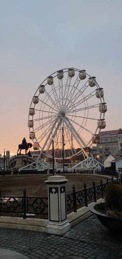 Union Square in Central Cluj Napoca Stock Image - Image of landmark ...