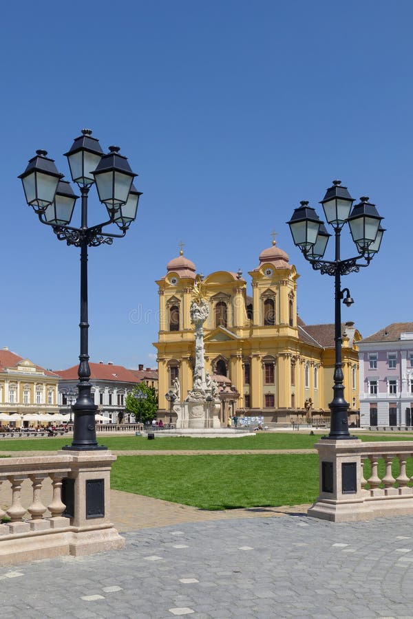 Union Square, City of Timisoara, Romania Editorial Stock Image - Image ...