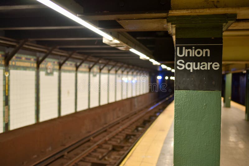 Union Square Station, New York Stock Photo - Image of union ...