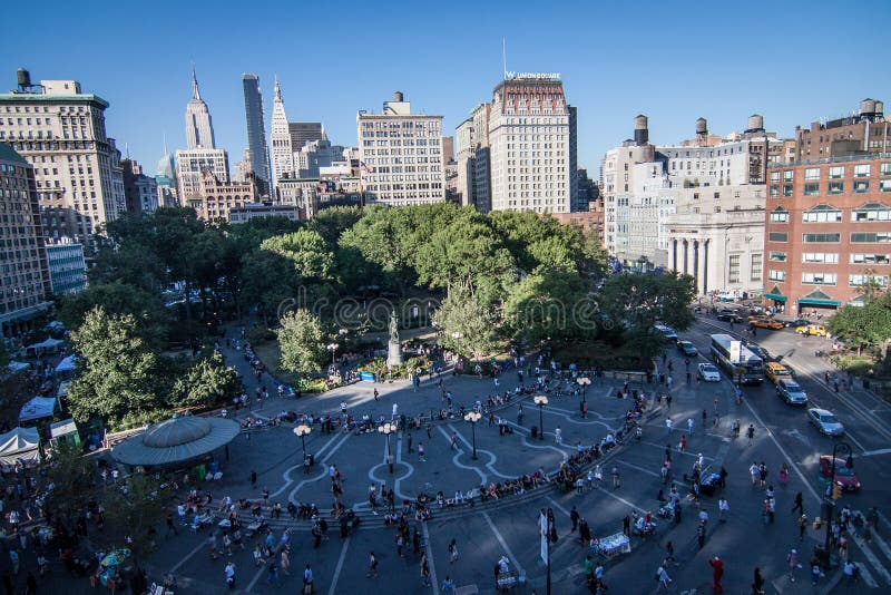 Union Square Park New York editorial photography. Image of outdoor ...