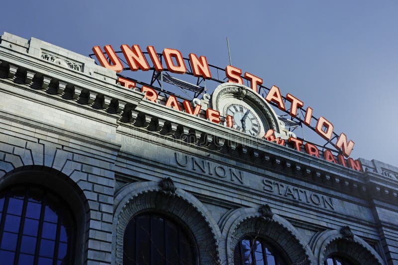Union Station in Downtown Denver, the Main Transit Hub for the City ...