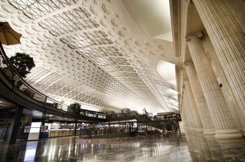 Union Station Interior - Washington DC USA Stock Image - Image of ...