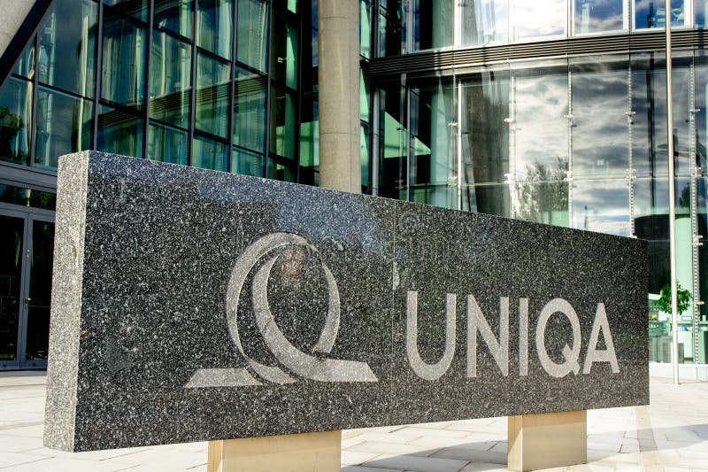 Uniqa Insurance Group AG Company Logo on Branch Building Editorial ... Uniqa Insurance Group AG Company Logo on Branch Building Editorial ...