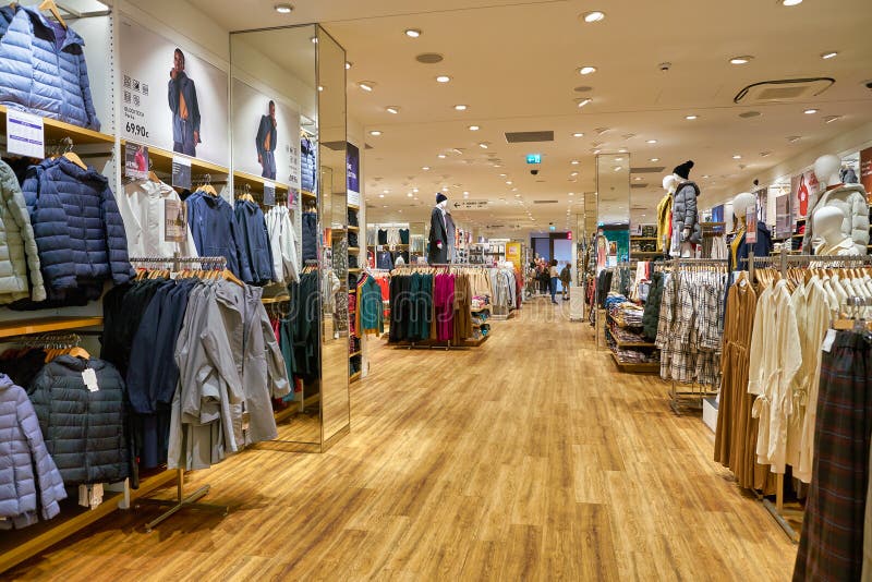Interior Shot of Uniqlo Store in Berlin Editorial Photography - Image ...