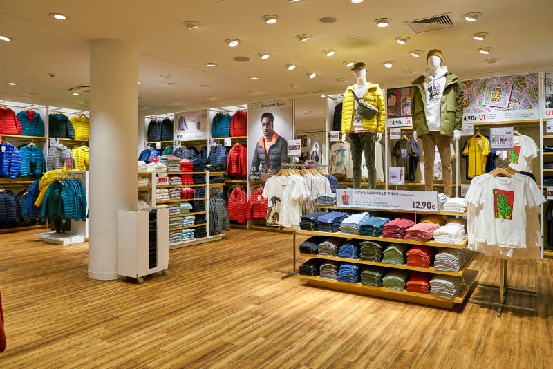 Interior Shot of Uniqlo Store in Berlin Editorial Stock Photo - Image ...