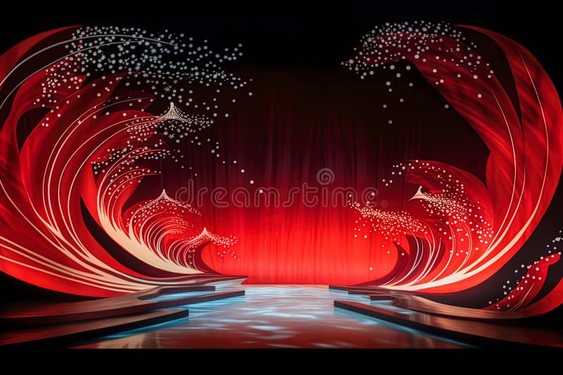 Unique Abstract Background, Dynamic Scene, Vibrant Colors, Ethereal ...