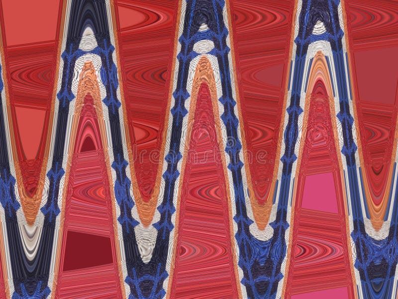 Unique Abstract Background with Wavy Elements and Details. Stock ...