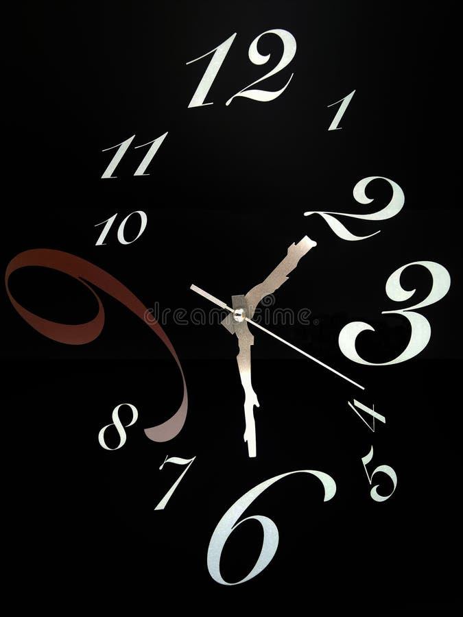 Unique and Abstract Clock stock photo. Image of analog - 60614836