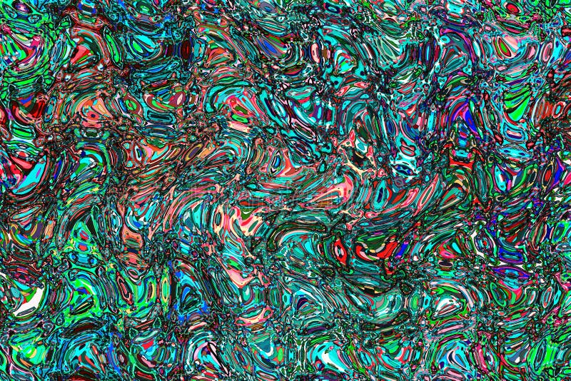 Abstract and Contemporary Patterned Digital Art Design Stock ...