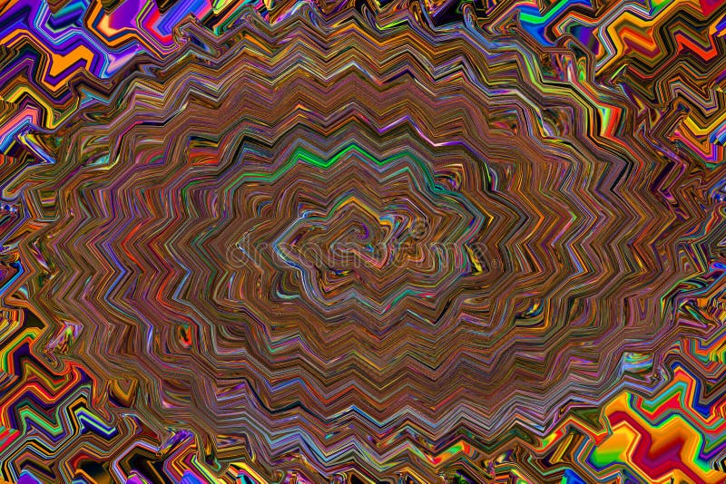 Abstract and Contemporary Patterned Digital Art Design Stock ...