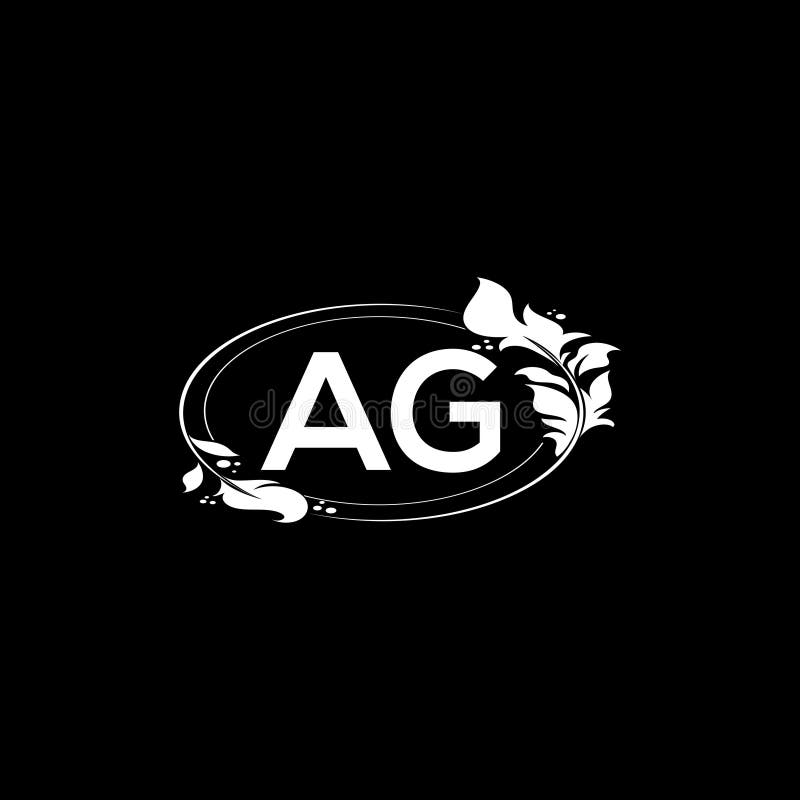 Ag Circle Unique Abstract Geometric Logo Design Stock Vector ...