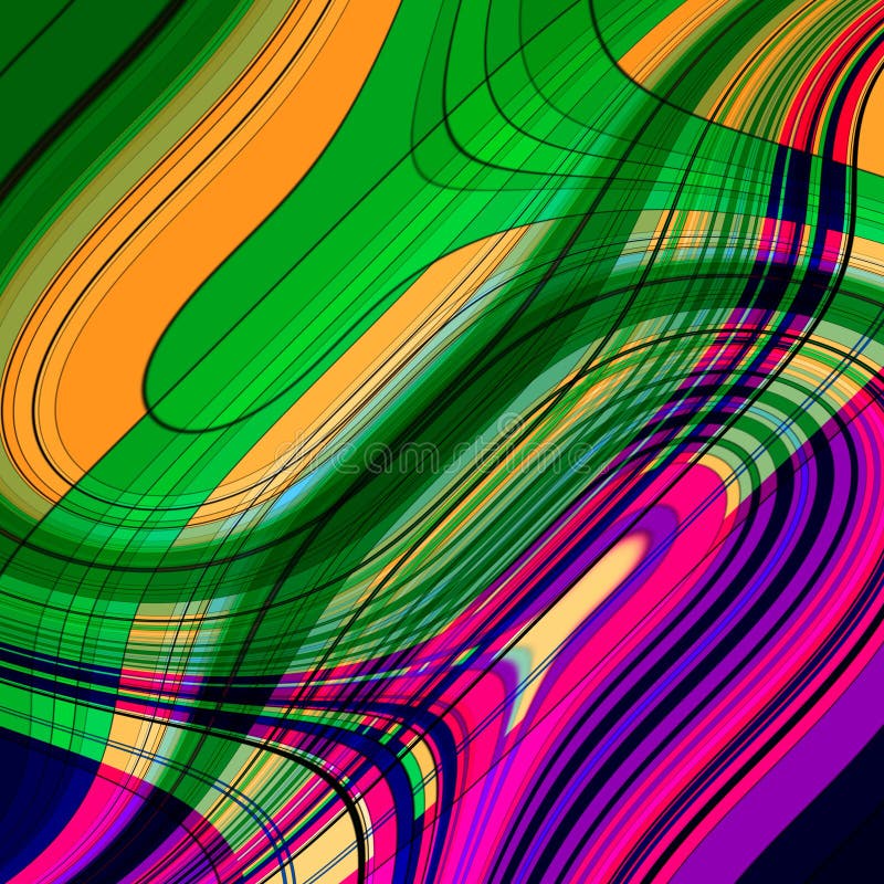 A Unique Abstract Illustration. Original Wallpapers. a Screensaver ...