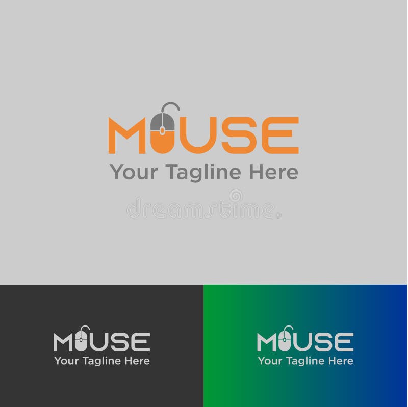 Unique Abstract Logo Vector, Mouse Logo Stock Vector - Illustration of ...