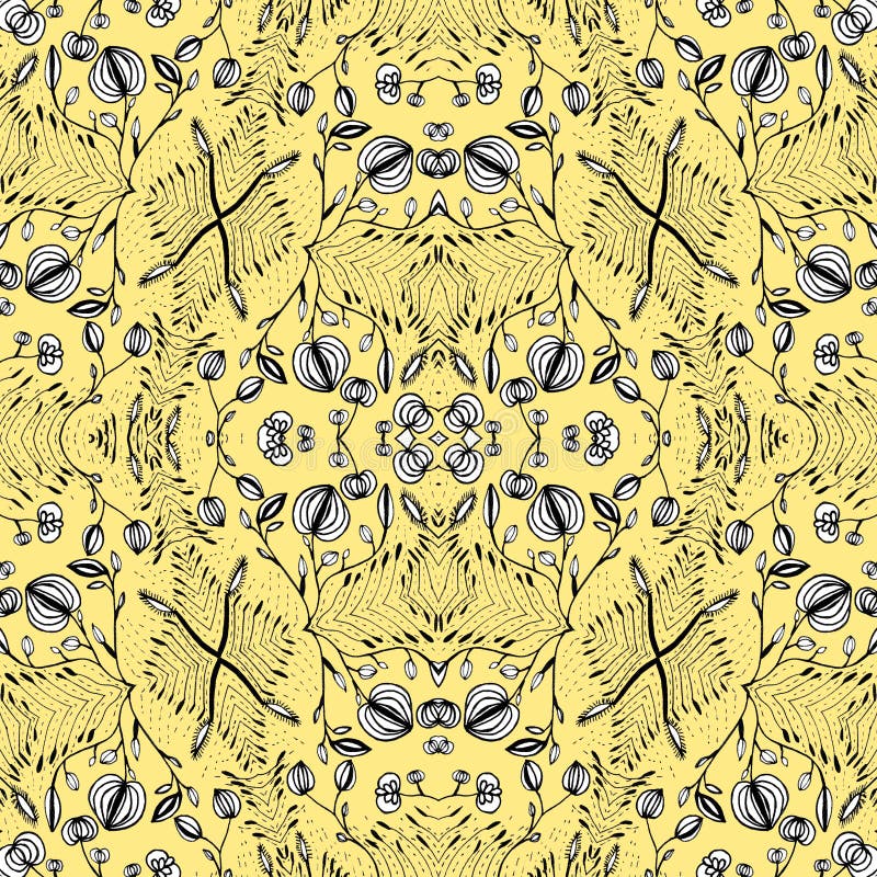 Unique, abstract pattern stock illustration. Illustration of drawings ...