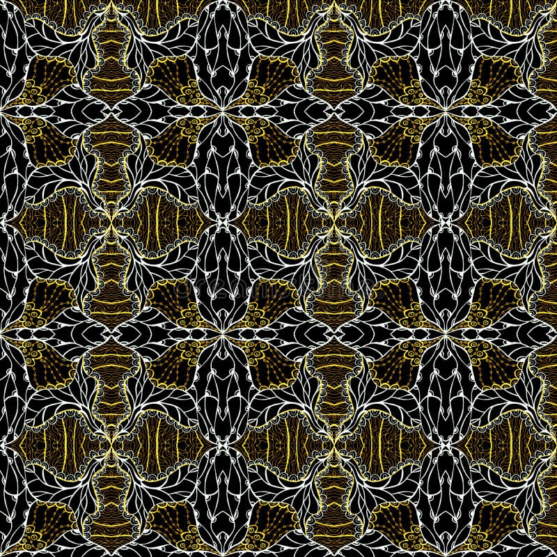 Unique, abstract pattern stock illustration. Illustration of ...