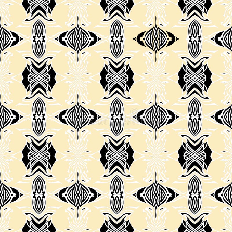 Unique, Abstract Pattern. Made with Unique Drawings Stock Illustration ...