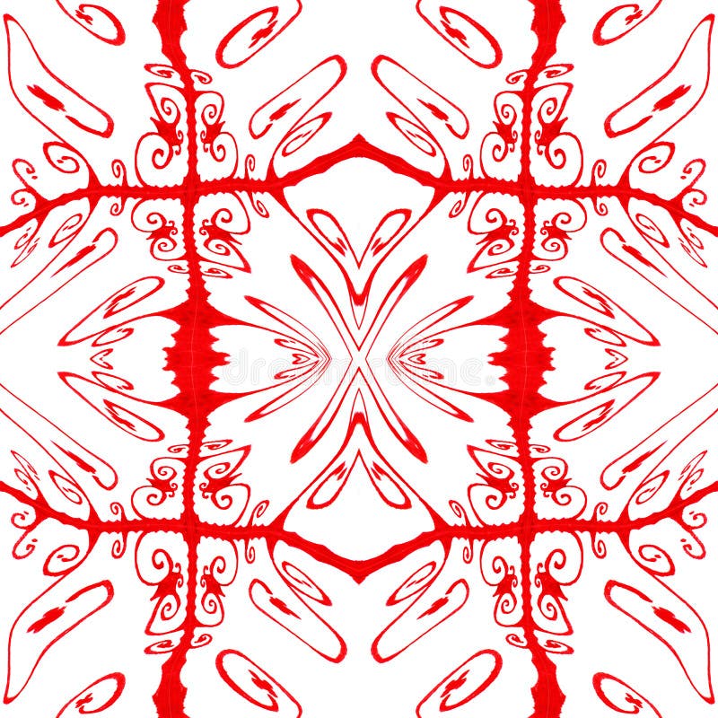 Unique, Abstract Pattern. Made with Unique Drawings Stock Illustration ...