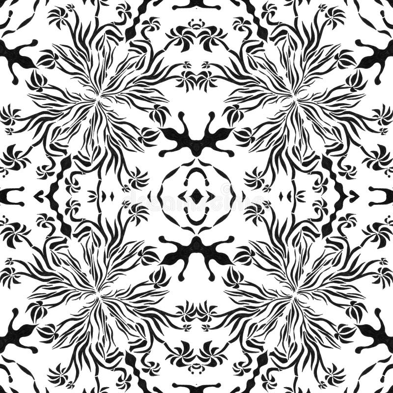 Unique, Abstract Pattern. Made with Unique Drawings Stock Illustration ...