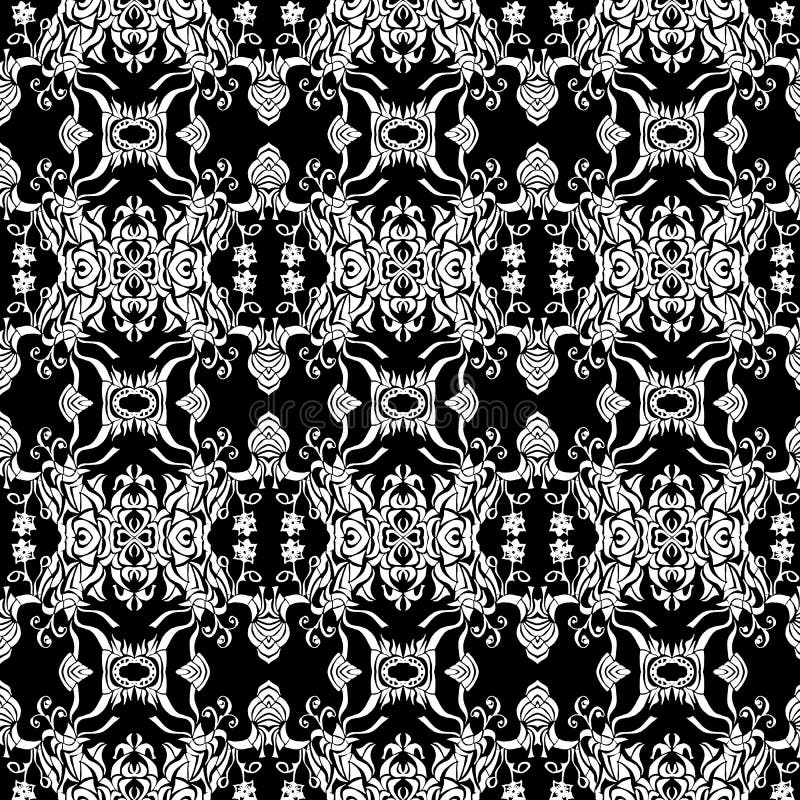 Unique, Abstract Pattern. Made with Unique Drawings Stock Illustration ...