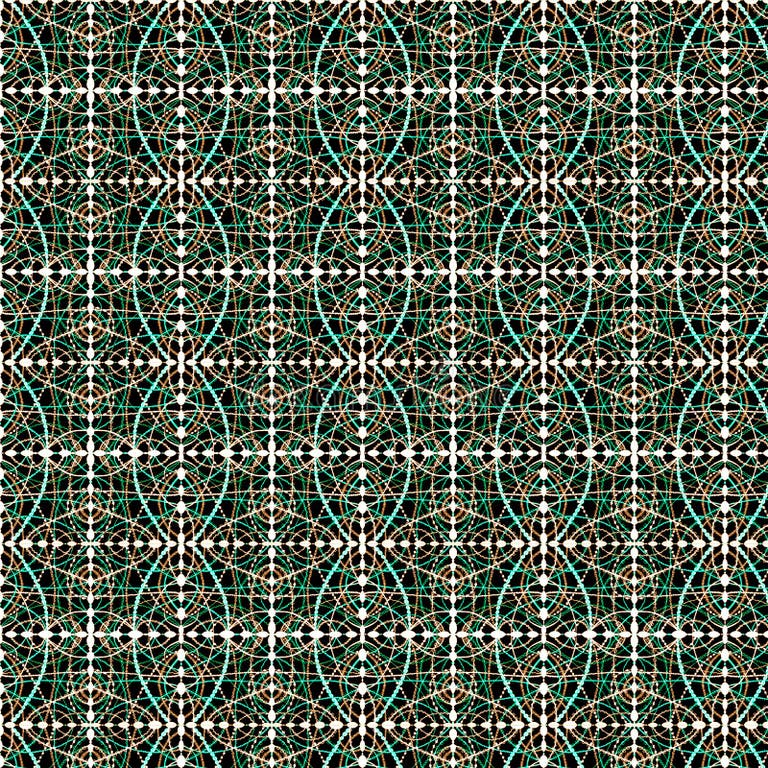 Unique, Abstract Pattern. Made with Unique Drawings Stock Illustration ...