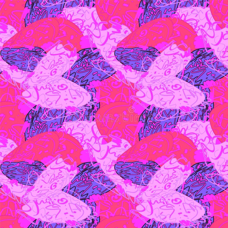 Abstract Psychedelic Colorful Pattern for Textile, Texture or Another ...