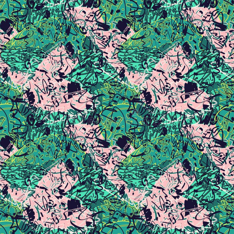 Abstract Psychedelic Colorful Pattern for Textile, Texture or Another ...