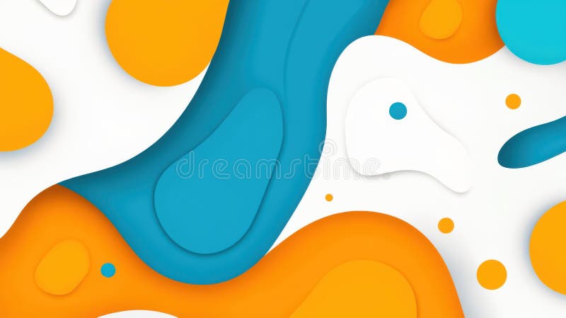 Unique Abstract Shapes Blend with Organic Patterns, Creating a Stunning ...
