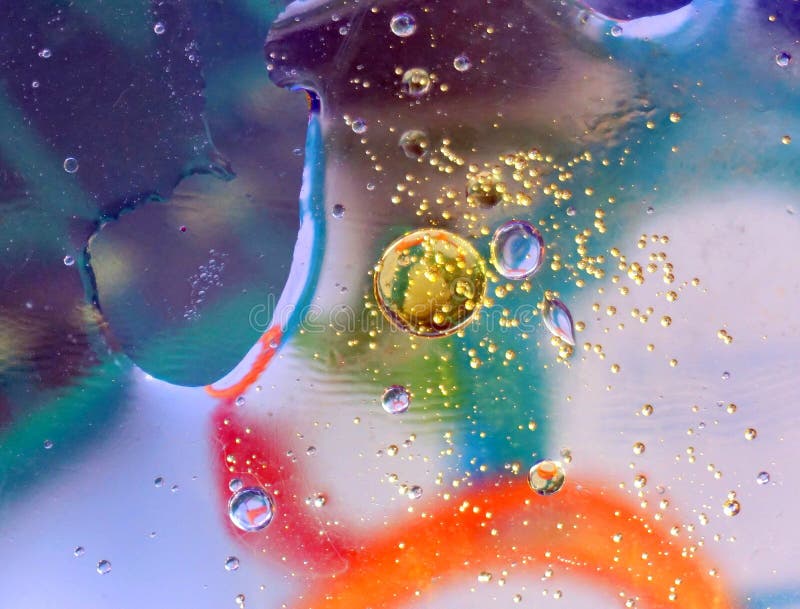 Unique Abstract Surface with Natural Bubbles Stock Photo - Image of ...
