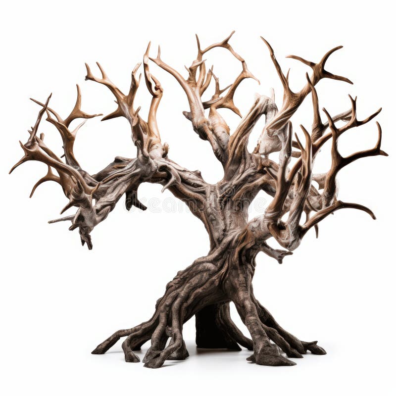 Unique Abstract Tree Sculpture with Intricate Branches Stock ...