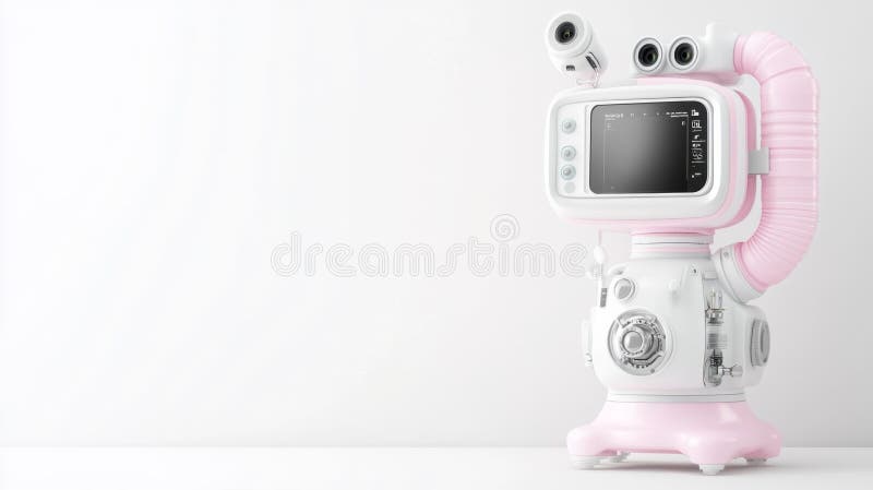Unique and Advanced Camera Design with Playful Features Isolated on ...