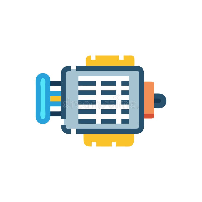 Unique Alternator Electrical Icon Stock Image - Illustration of ...