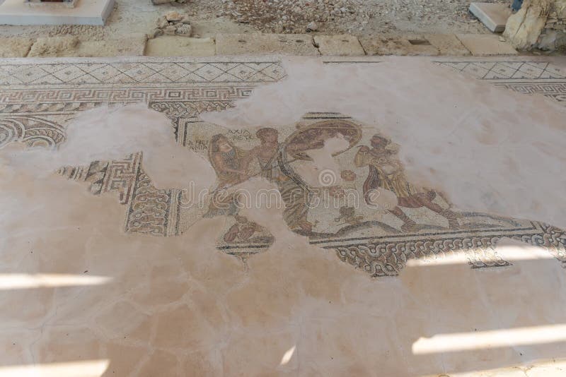 Unique ancient frescoes stock image. Image of ornament - 268890557