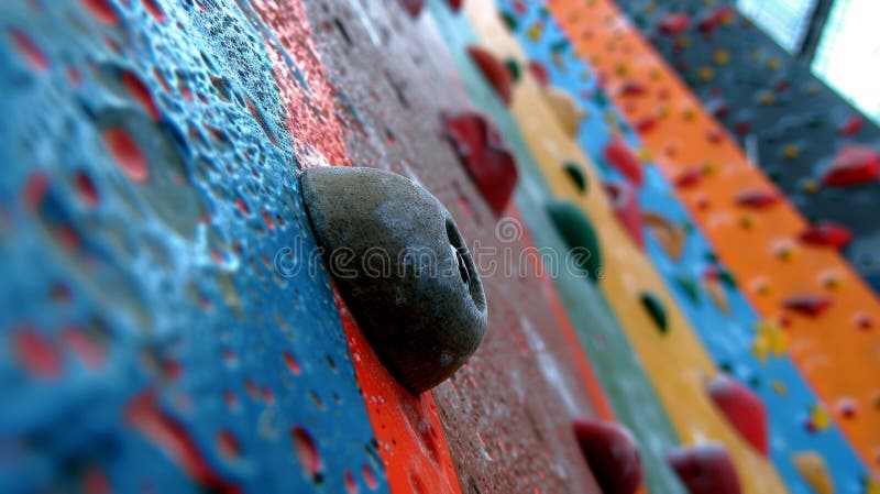 A Unique Angle Showing the Height and Scale of the Climbing Walls ...