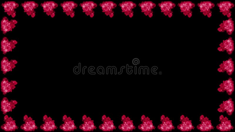 An Unique Animated Frame with Characters and Items. Stock Footage ...