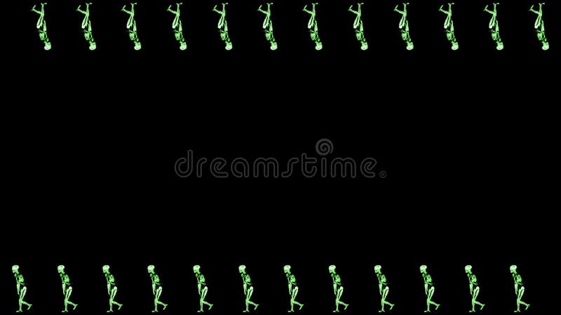 An Unique Animated Frame with Characters and Items. Stock Footage ...