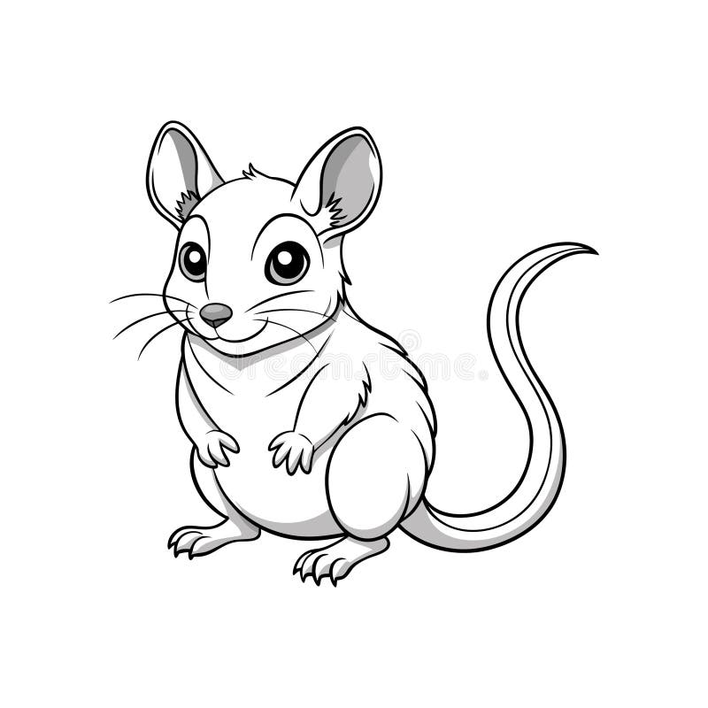 Unique Antechinus Illustration for Coloring Fun Stock Illustration ...