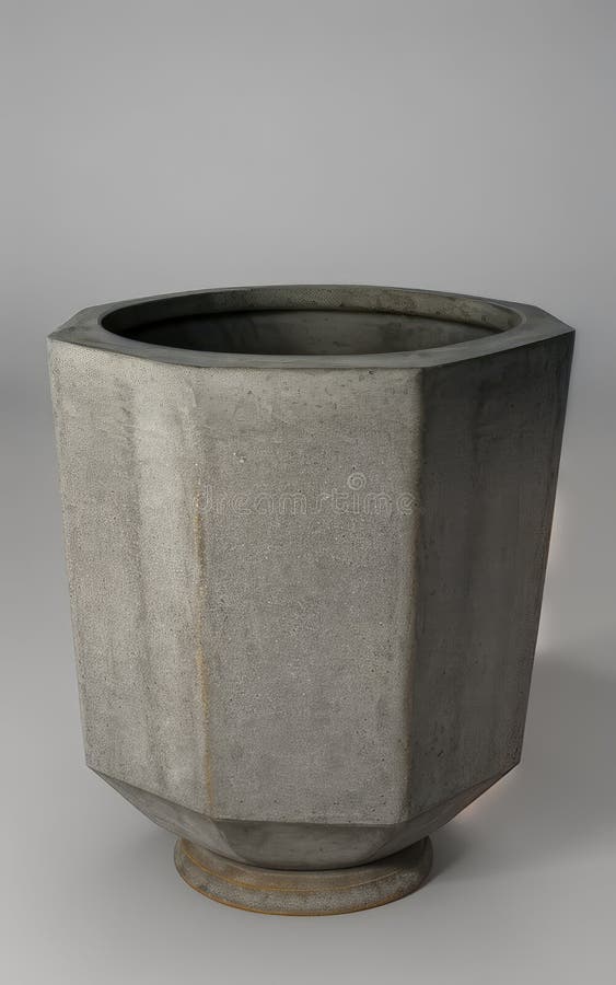 Unique Antique Pottery Stone Texture on Grey Background Stock Image ...