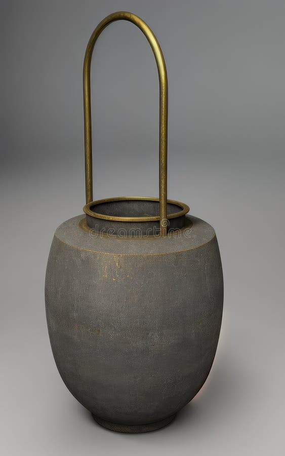 Unique Antique Pottery Stone Texture on Grey Background Stock Photo ...