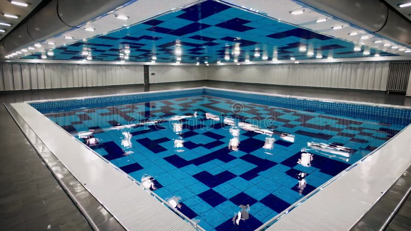Unique Architectural Design Featuring a Modern Indoor Swimming Pool ...