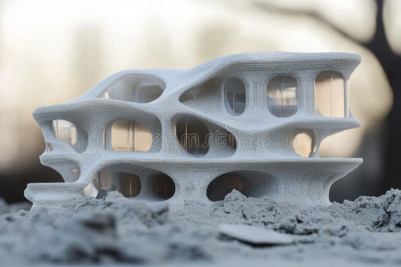 Unique Architectural Model Showcasing Innovative Design and ...