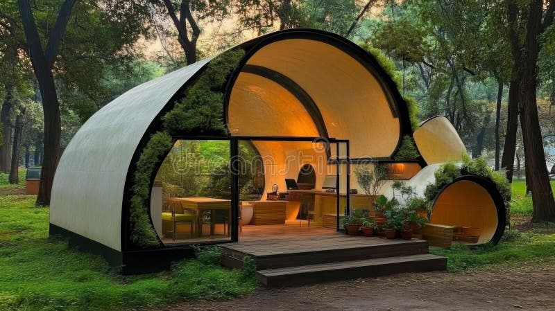 Innovative Smart City Architecture Showcasing Sustainable Design and ...