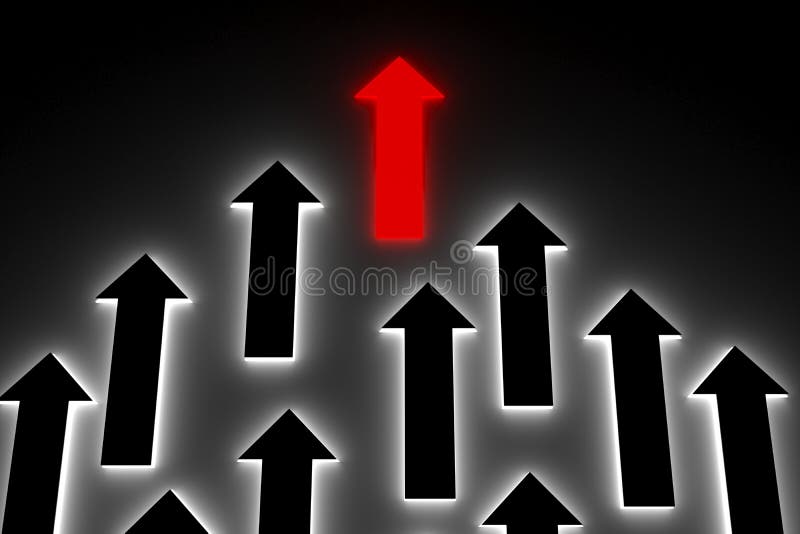 Unique arrow stock illustration. Illustration of main - 64070627