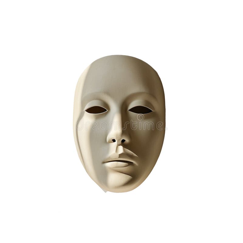 Unique Artistic Representation of a Blank Mask Capturing a Sense of ...