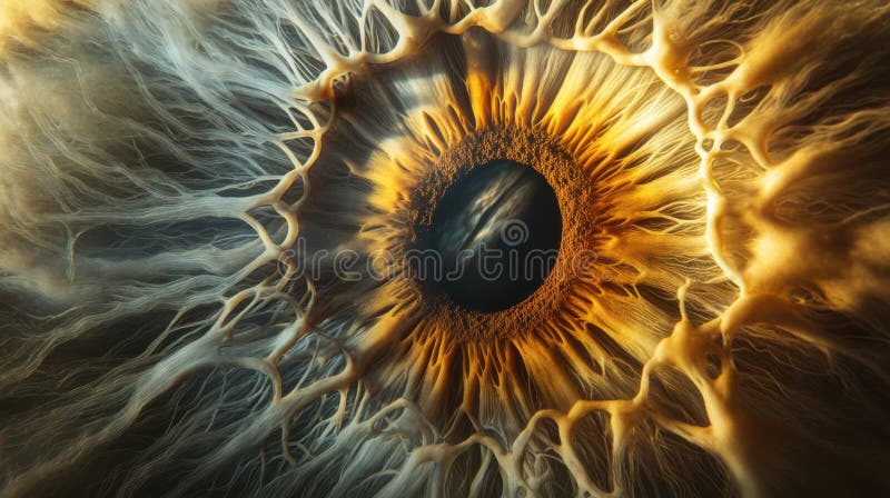 Unique Artistic Representation of an Eye Showcasing Intricate Patterns ...