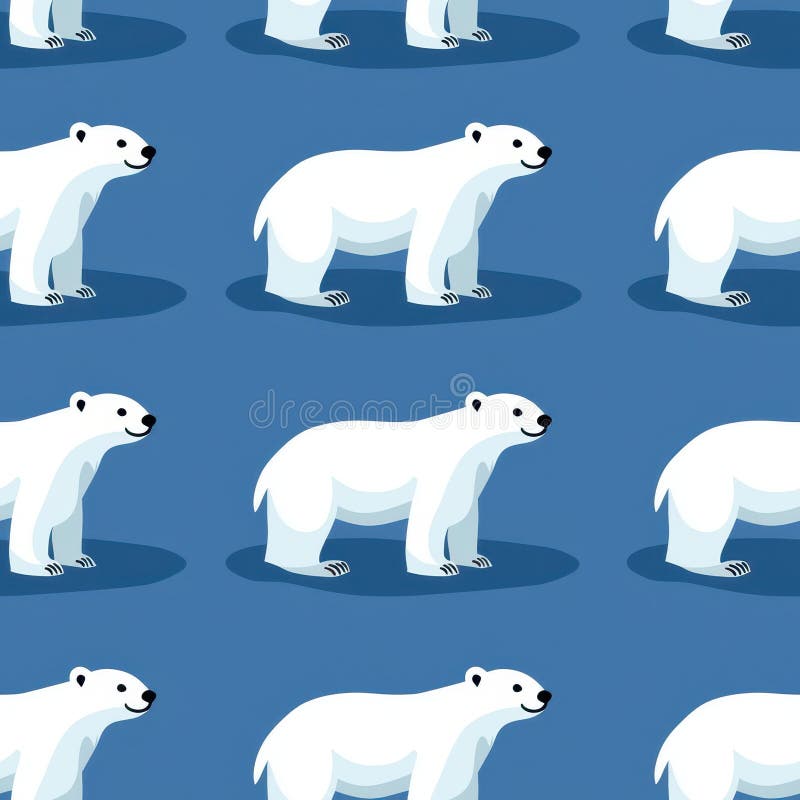 Unique Artistic Representation of a Polar Bear Embedded in a Creative ...