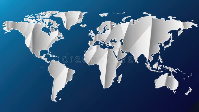 Unique Artistic Representation of a World Map with Textured Design ...