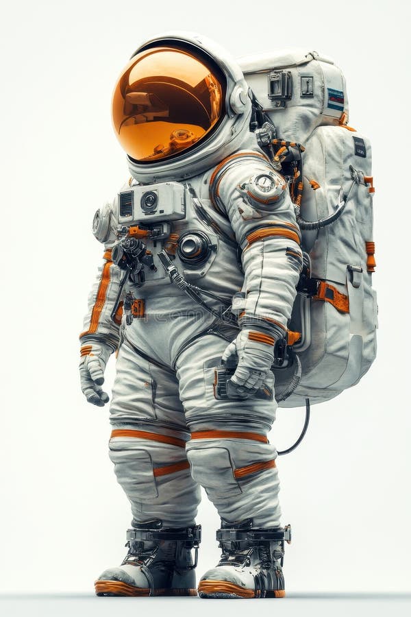 Unique Astronaut Suit Designed for Space Exploration Featuring Advanced ...