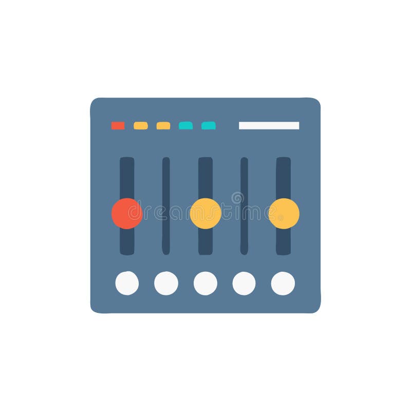 Unique Audio Mixer Electrical Icon Stock Illustration - Illustration of ...