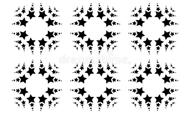 Unique Background Black Star Style Stock Vector - Illustration of white ...